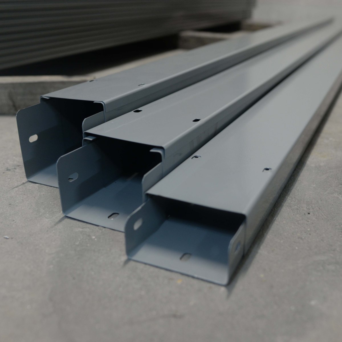 Wireway ความยาว 1.20 เมตร (แบบสั้น 4") สีเทา