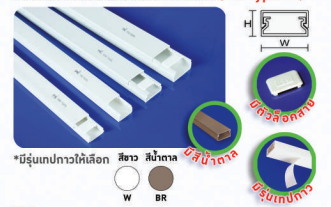 รางเก็บสายไฟ (Type DD) Wire Way แบรนด์ PRI
