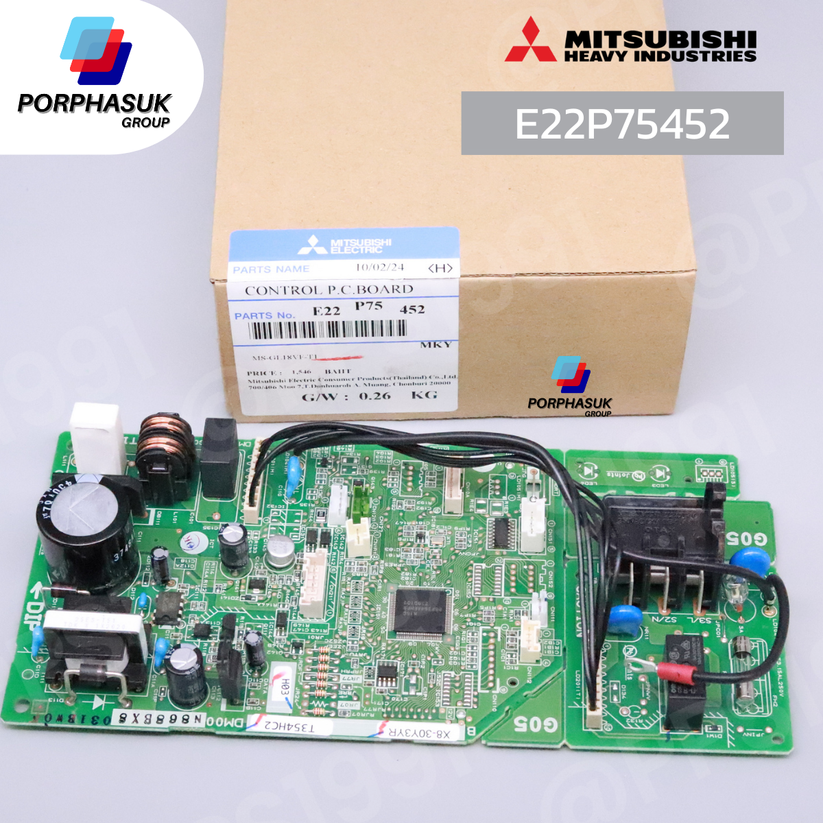 มิตซูบิชิอิเล็คทริค - แผงPCB FCU P/N E22P75452