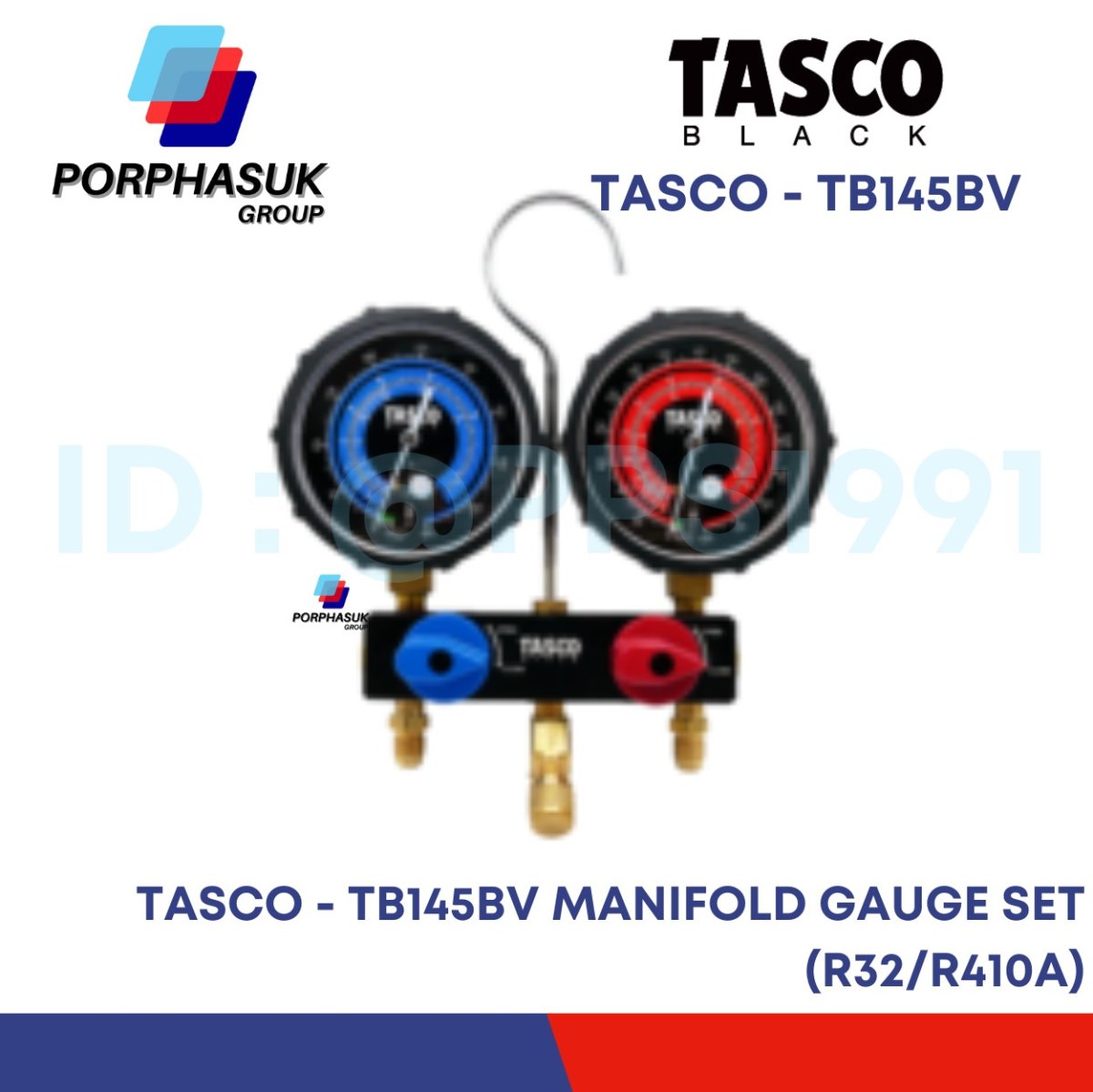 TASCO - TB145BV MANIFOLD GAUGE SET (R32/R410A)
