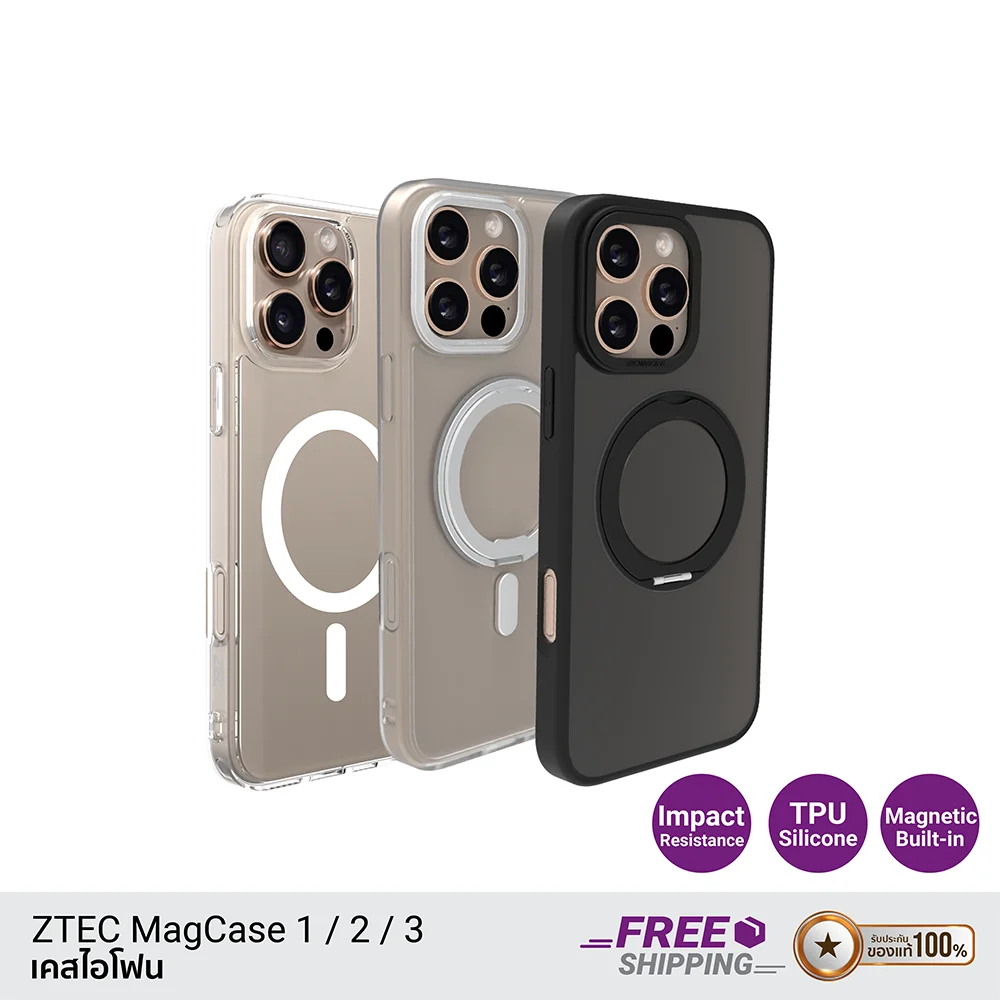 เคสไอโฟน ZTEC MagCase ใช้สำหรับ iPhone 13 - 16series