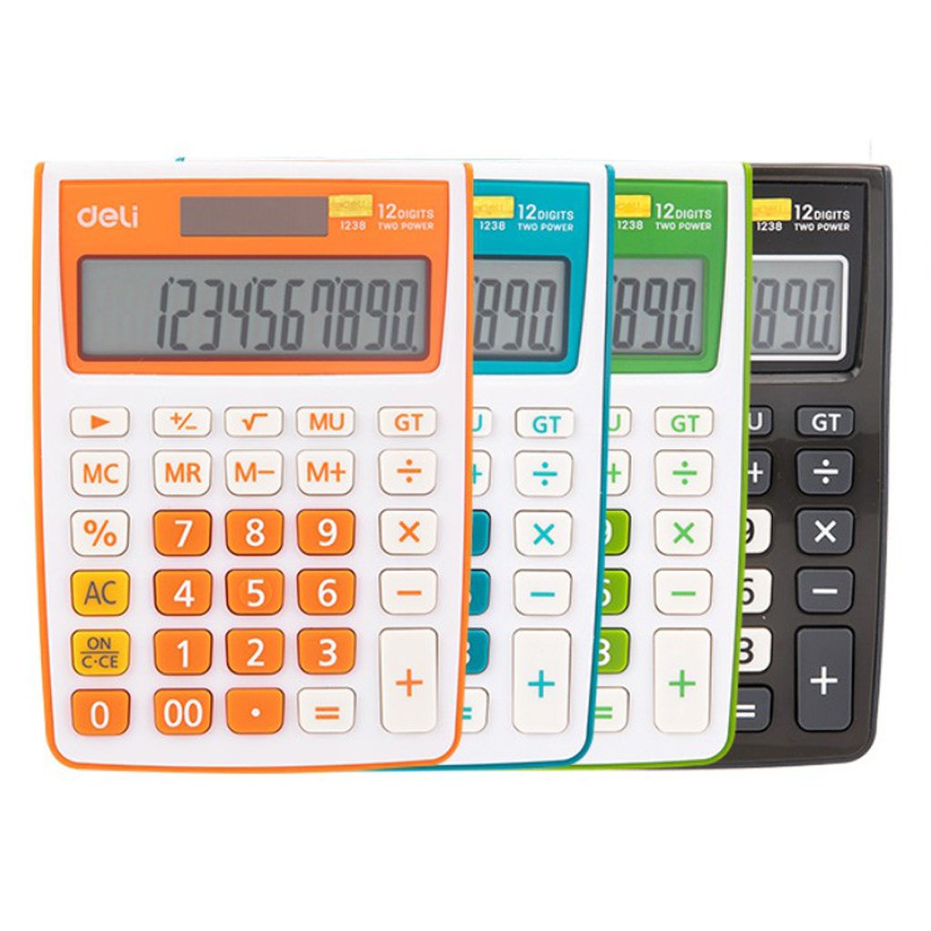 เครื่องคิดเลข Deli 1238 - suphanbookstationery