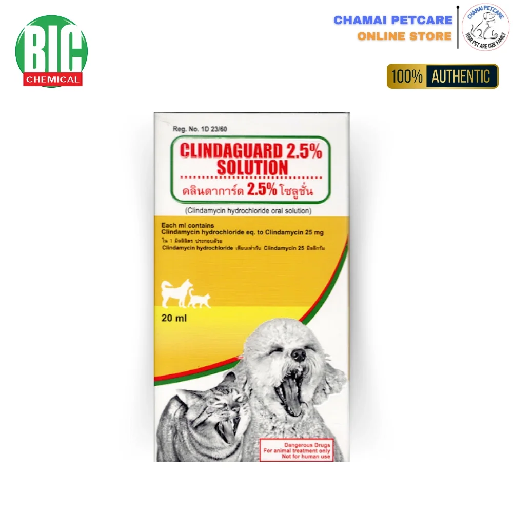 Clindaguard | ยาฆ่าเชื้อรักษาแผลในช่องปาก สำหรับสุนัขและแมว