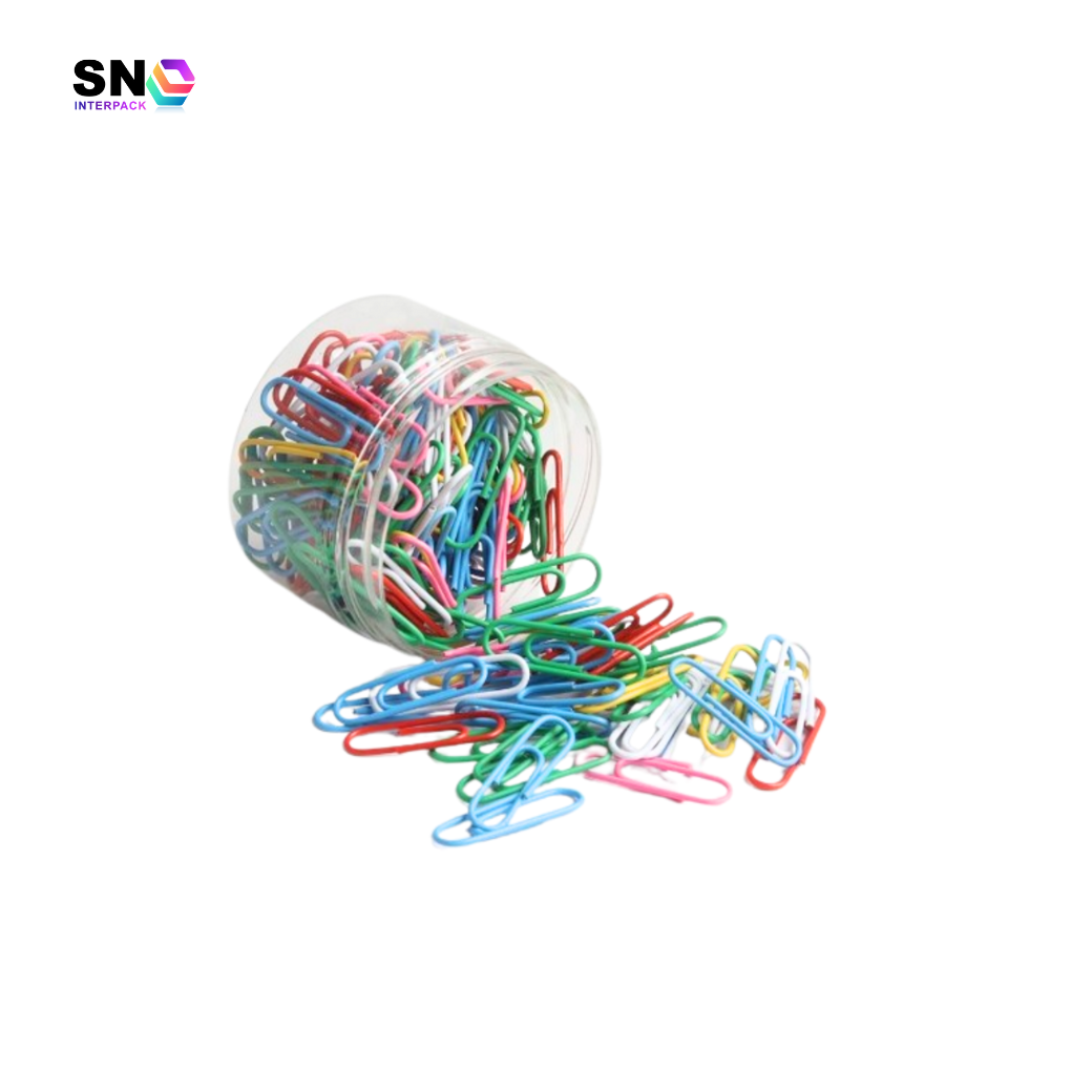 Colorful Paper Clips Assorted Colors for Office and School