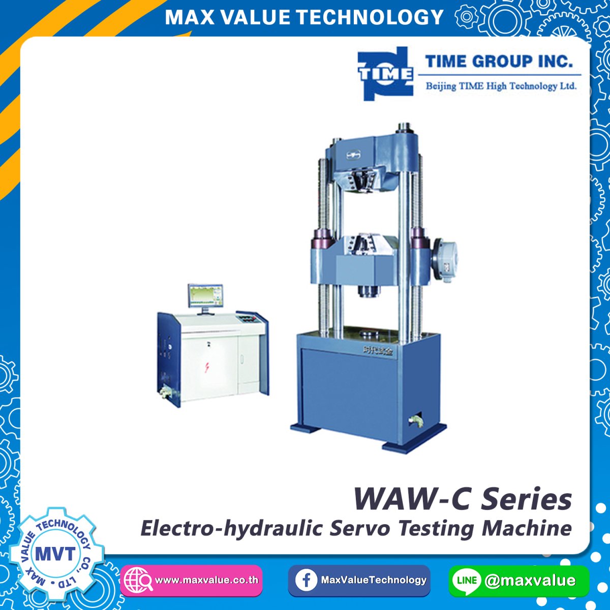Electro-hydraulic Servo Testing Machine WAW-C Series - maxvalue
