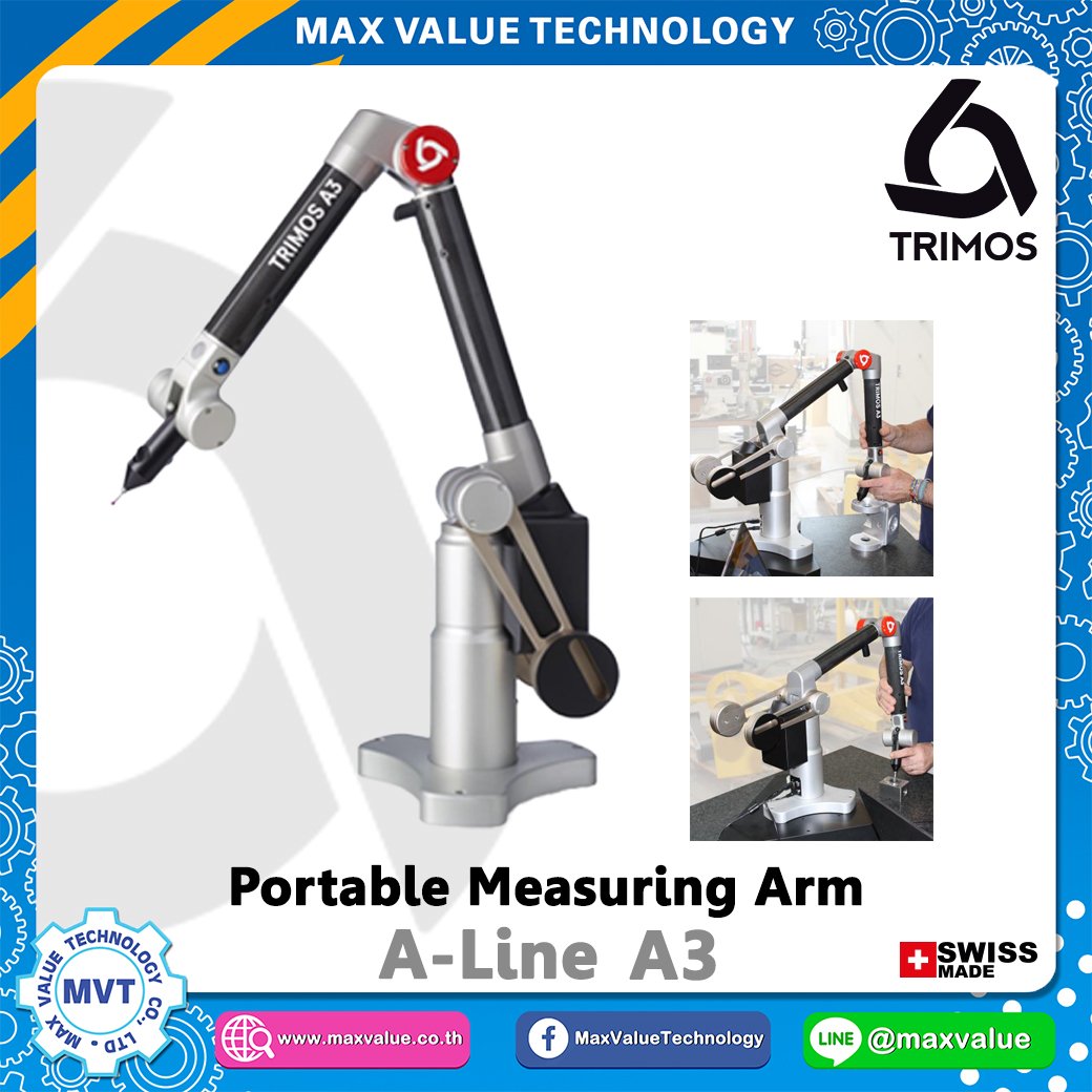 "TRIMOS" Portable Measuring Arm - A-LINE (3D Metrology) - maxvalue