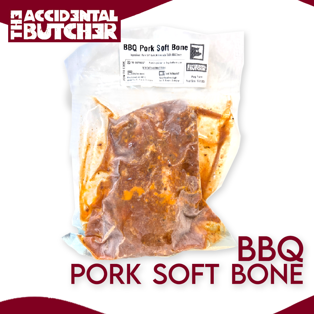 Frozen BBQ Pork Soft bone 370-400g - theaccidentalbutcher