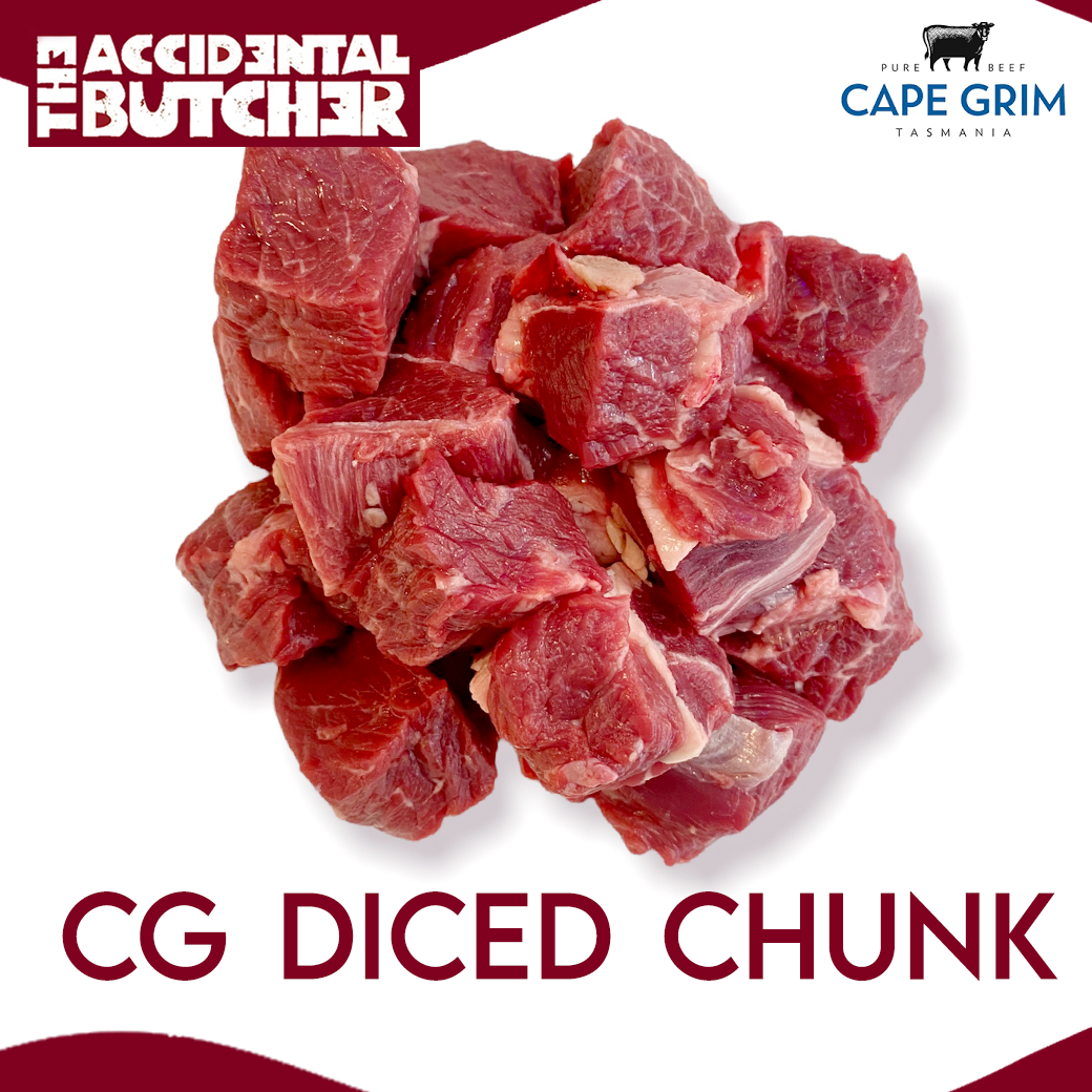 (Chilled) Cape Grim Beef Diced (Chuck) (500g)