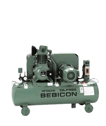ปั๊มลม Hitachi Oil Free Bebicon Model 0.75OP-9.5GS5A