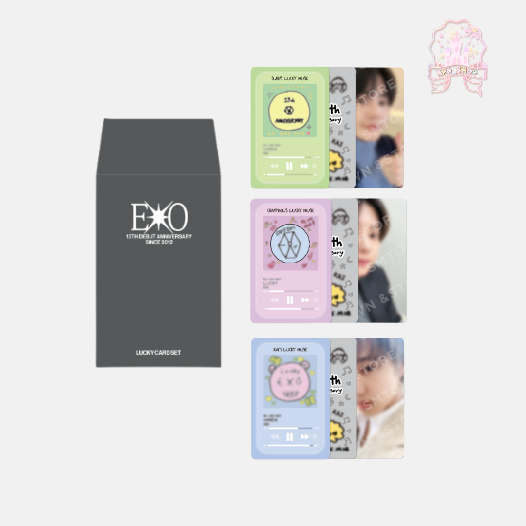 (พรี) EXO 13TH ANNIVERSARY - LUCKY CARD SET