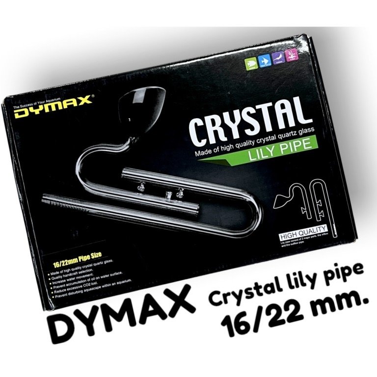 DYMAX Crystal lily pipe 16/22 mm (in-out) - atlantis-jj-market