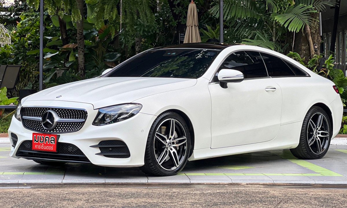 MERCEDES BENZ E300 2.0 W238 AMG DYNAMIC COUPE A/T 2019 สีขาว (LM0247) 17-18 - mongkolcarcenter