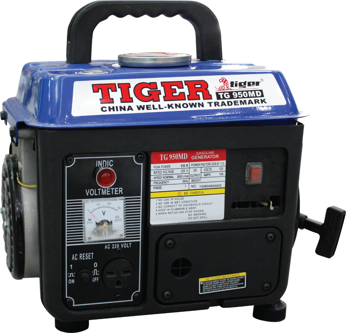 เครื่องปั่นไฟเบนซิน TIGER TG-950