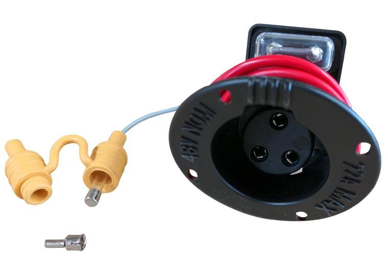 DS Receptacle & 48V Fuse Assembly DS 10180210