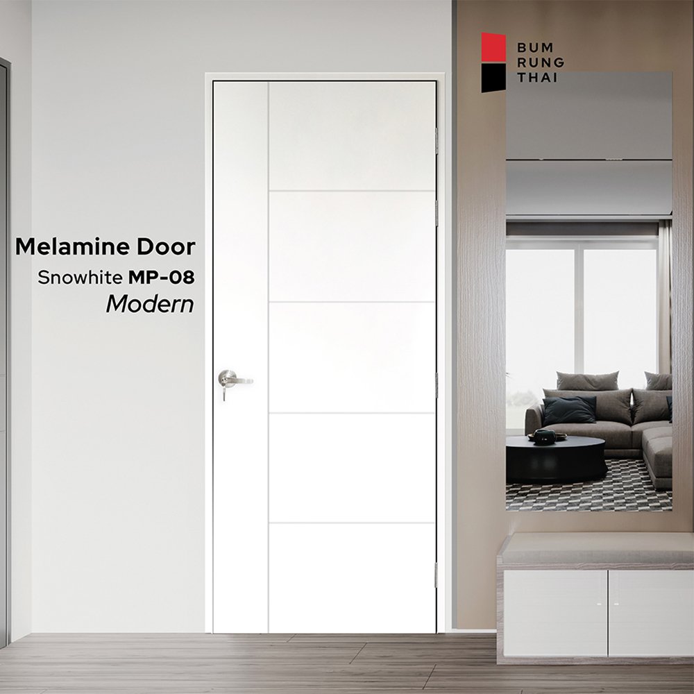 Melamine Door l Snow white