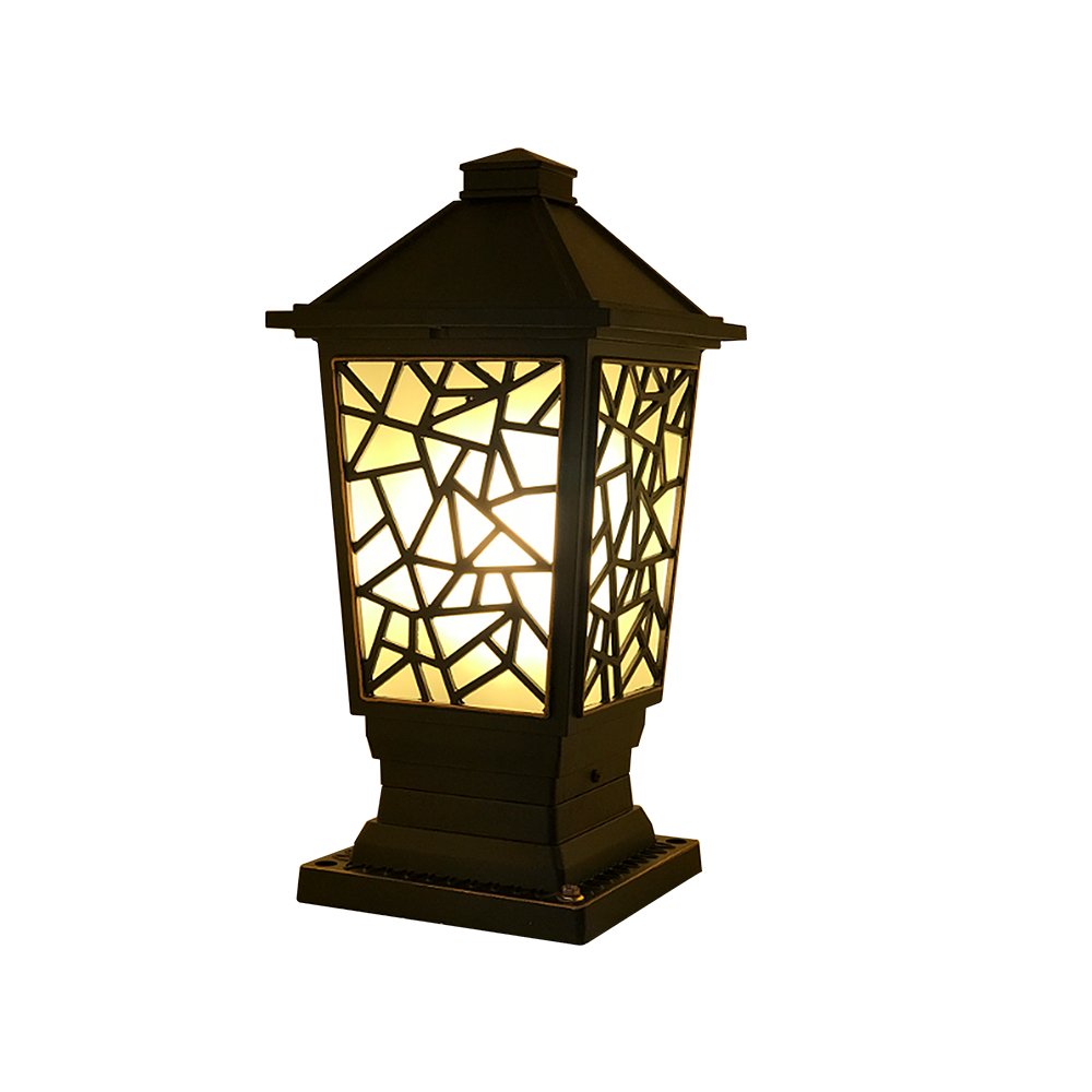Outdoor gate lamp Model 12-O-998/S/CF (E27x1) Flash Brown
