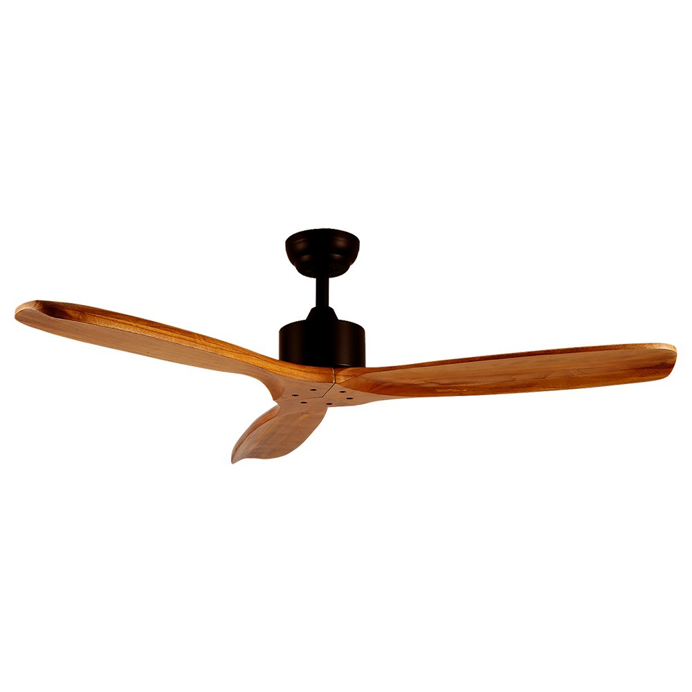 CEILING FAN Solid Wood Blade MODEL S-01 SIZE 52" Dark Brown
