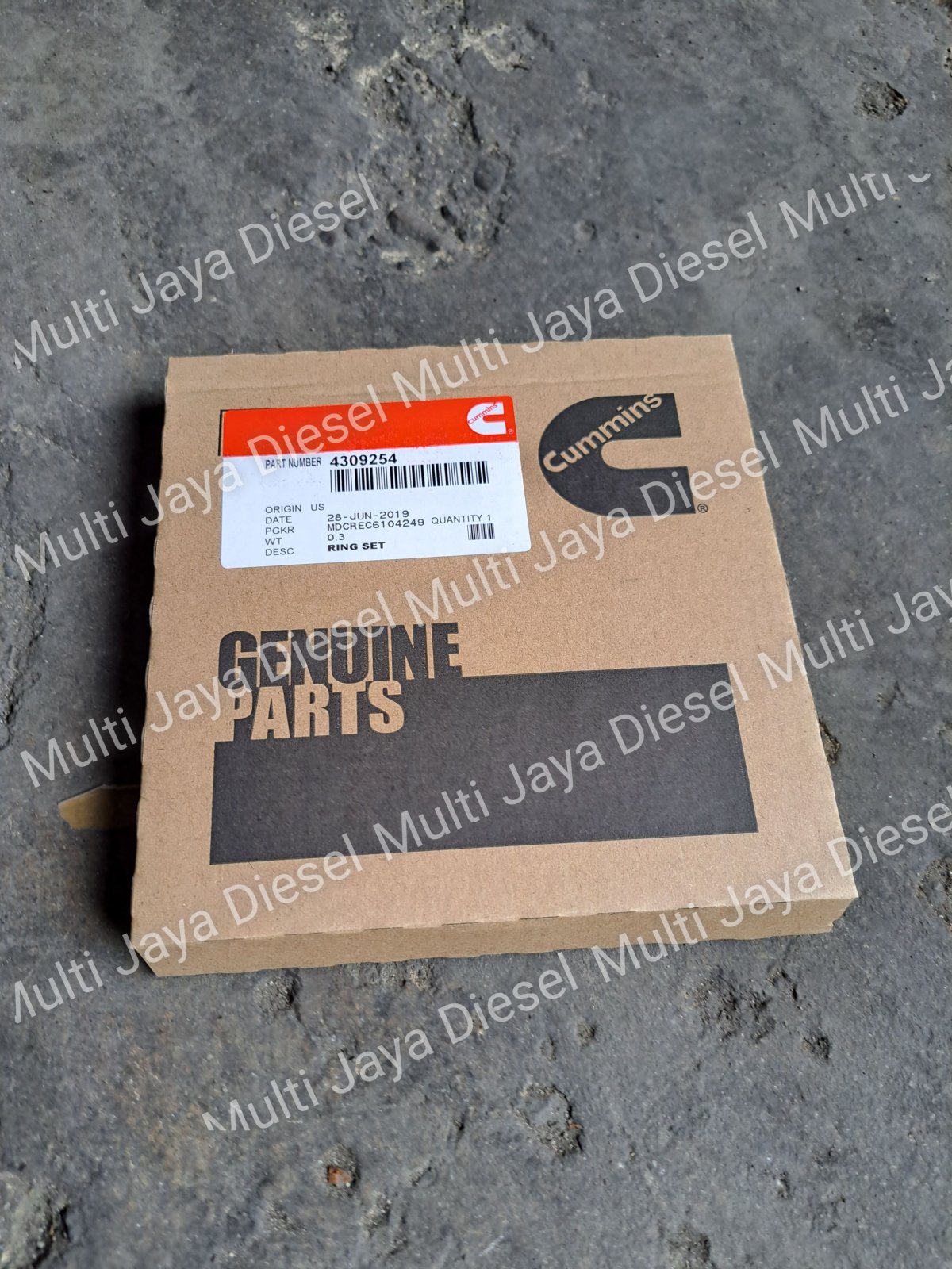 RING PISTON CUMMINS QSK60 4309254 - multijaya-diesel