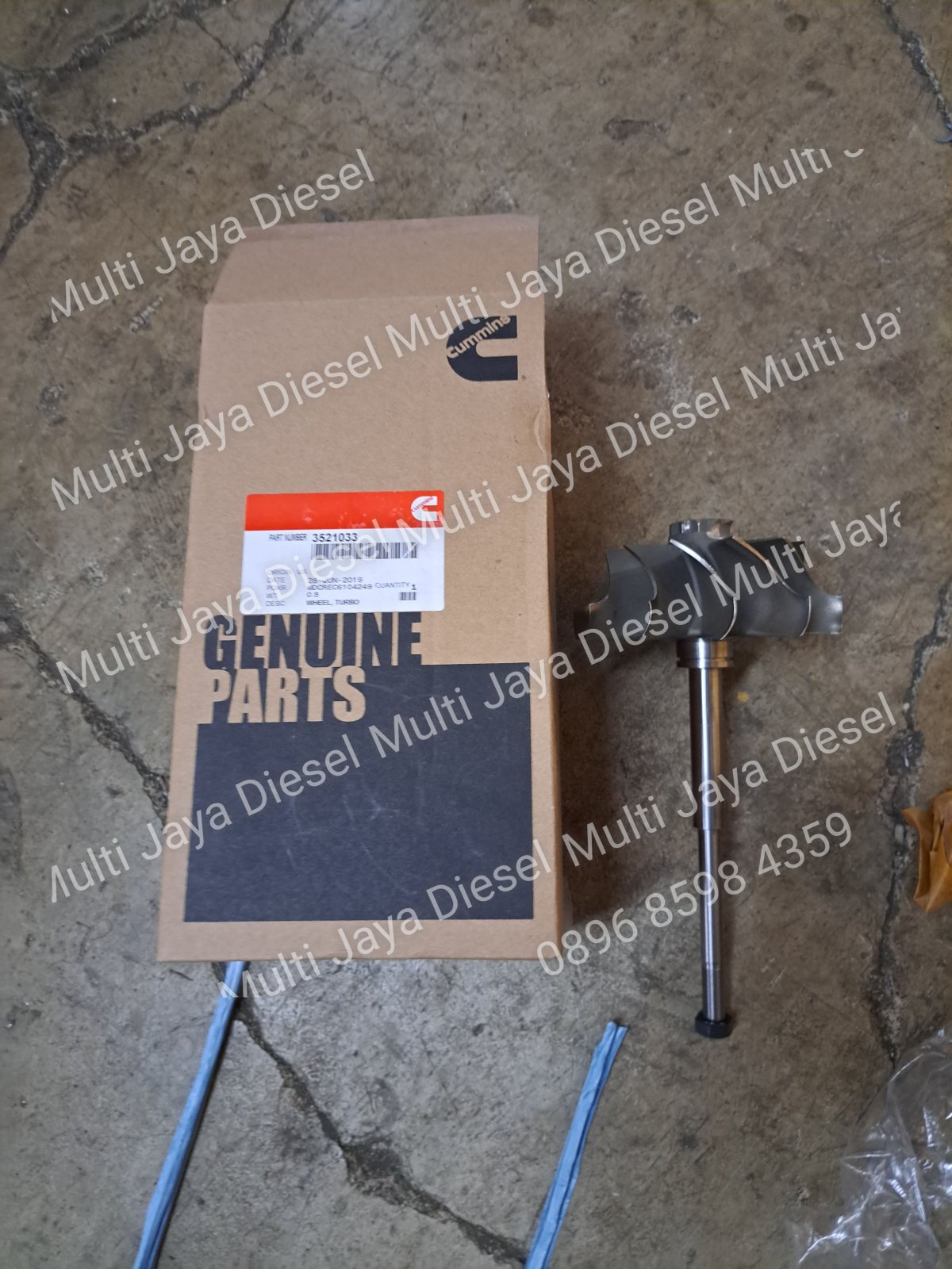 WHEELE TURBO CHARGER CUMMINS 3521033 - multijaya-diesel