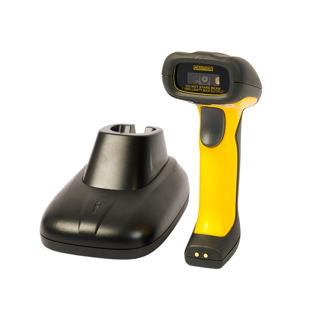 WR-1202 เครื่องสแกน 2D แบบไร้สายพร้อมแท่นชาร์จ