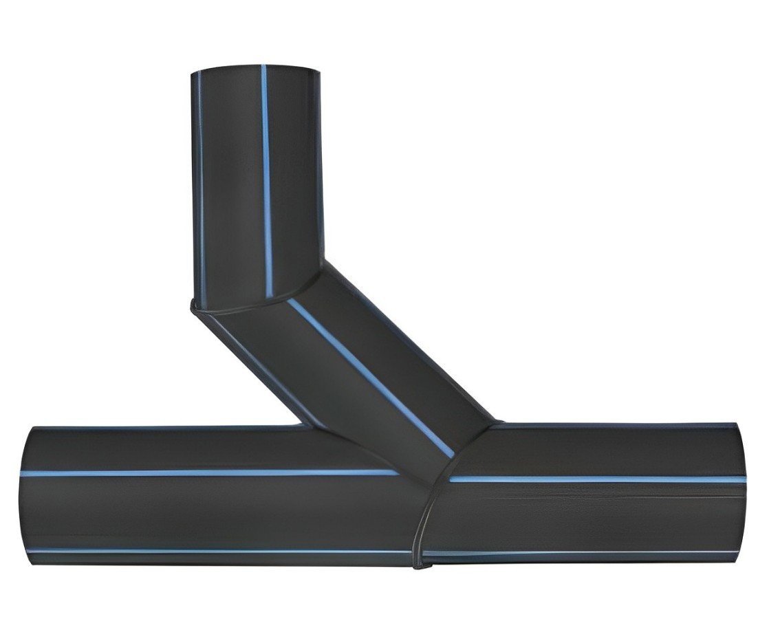 สามทางทีวาย HDPE 63มม. แบบเชื่อม