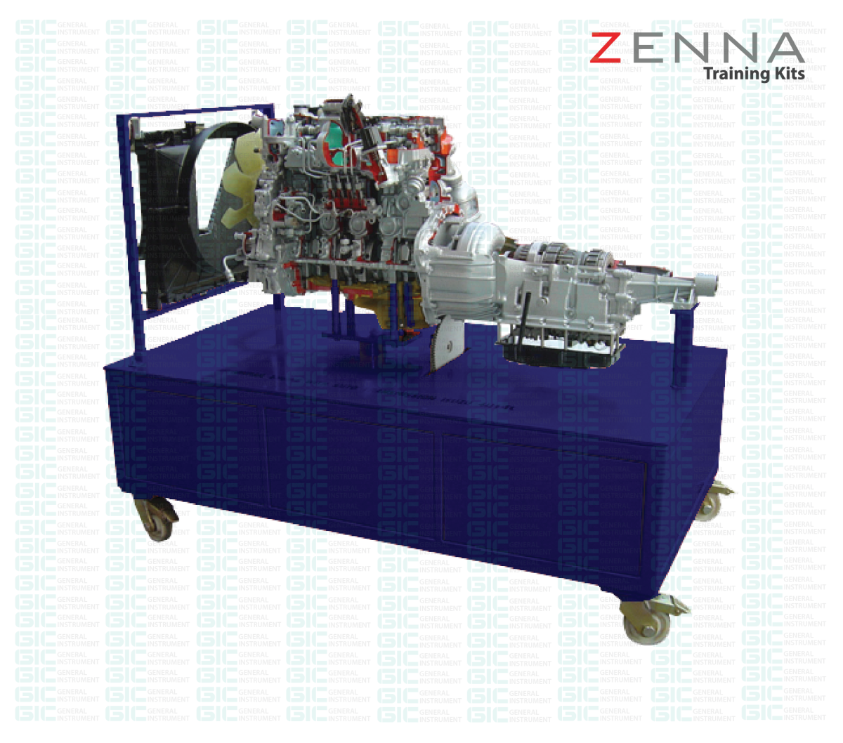 Diesel Common Rail Engine Cutaway - gic