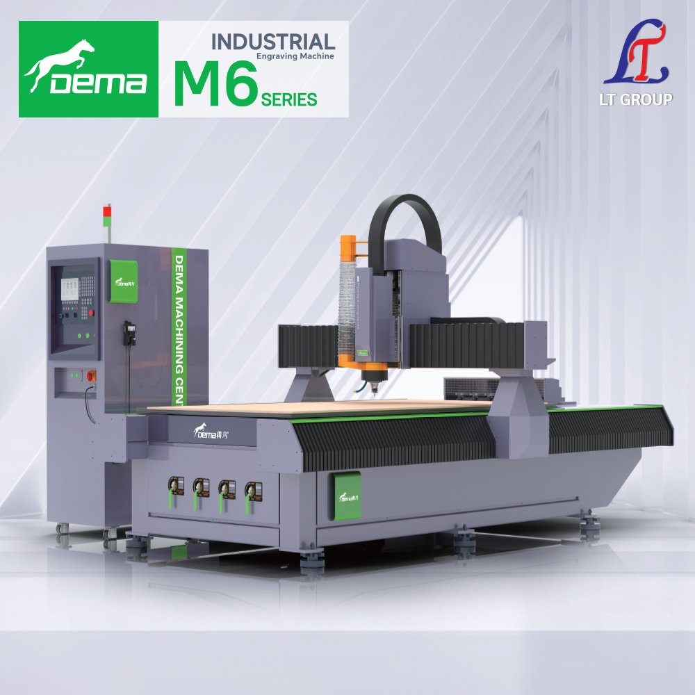 DEMA Engraving &Cutting Machine CNC Router Model - M6 - ltthai2008