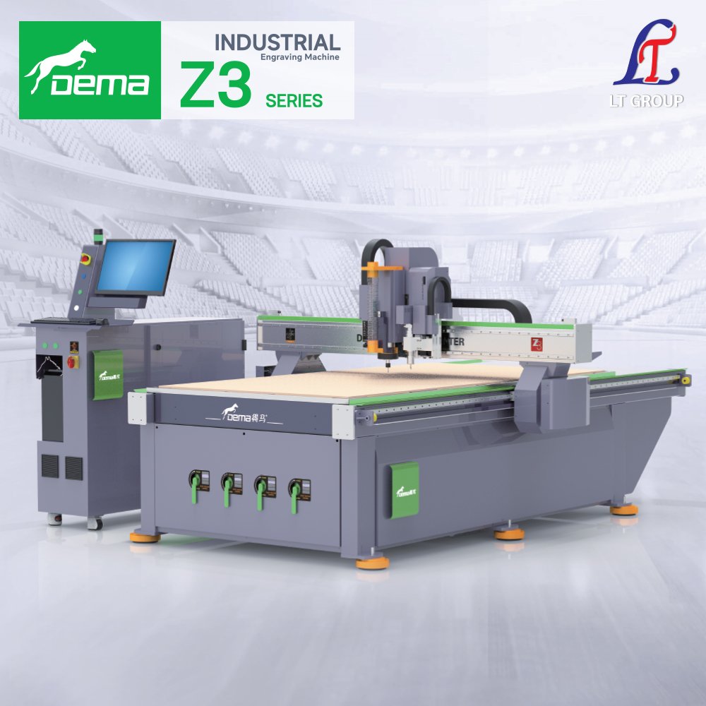 DEMA เครื่องตัดและแกะสลัก CNC Router รุ่น Z3