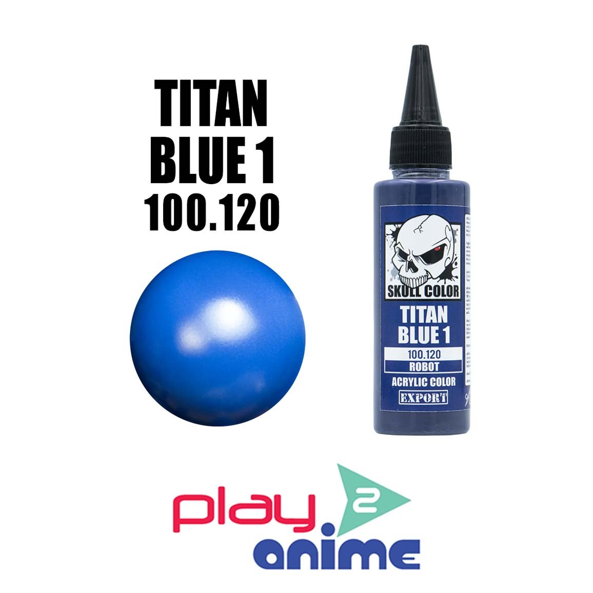 SKULL COLOR Titan Blue 1 100.120 - play2anime