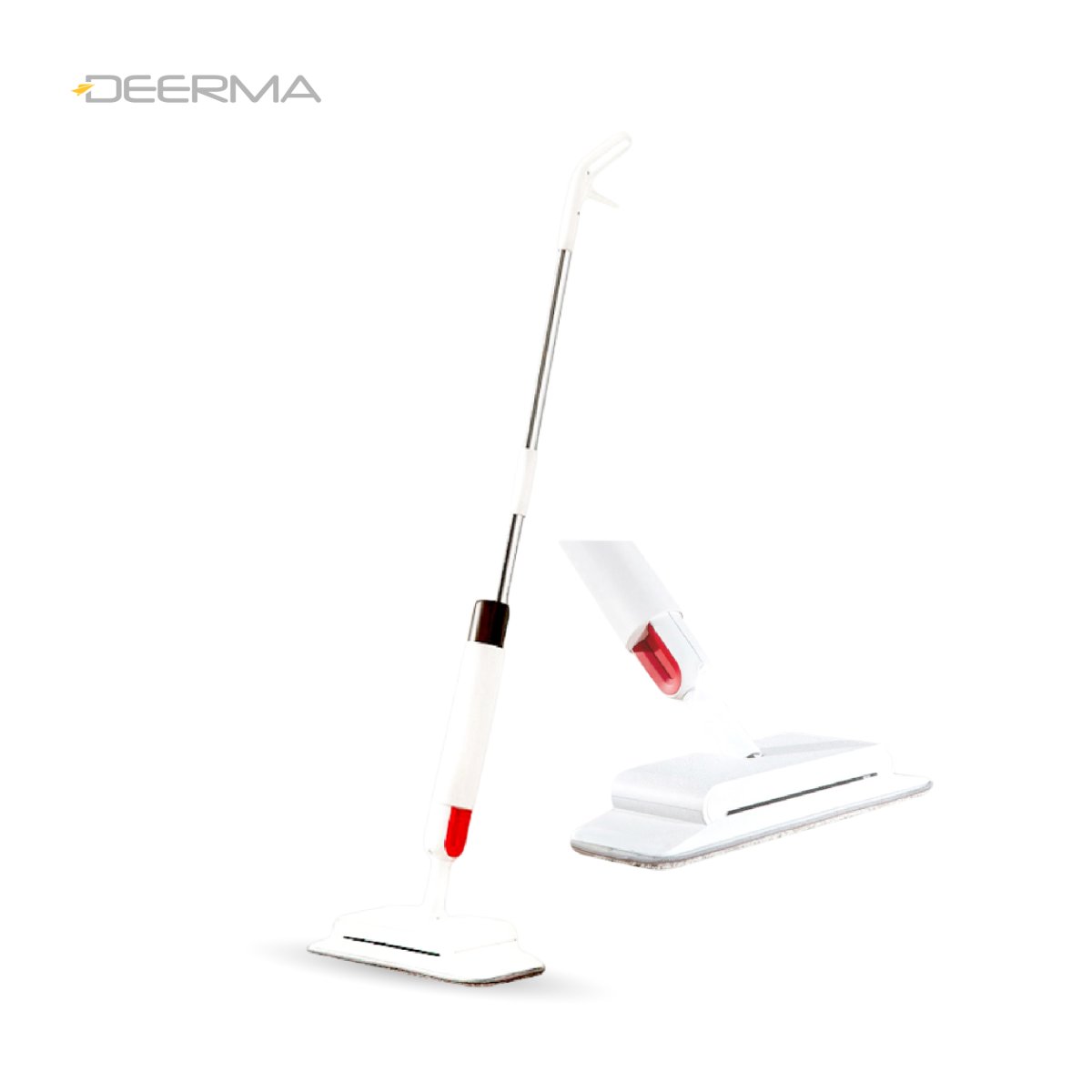 Deerma TB900 ไม้กวาด/ถูสเปรย์ 2IN1 ถังน้ำ 280ml ไร้สาย