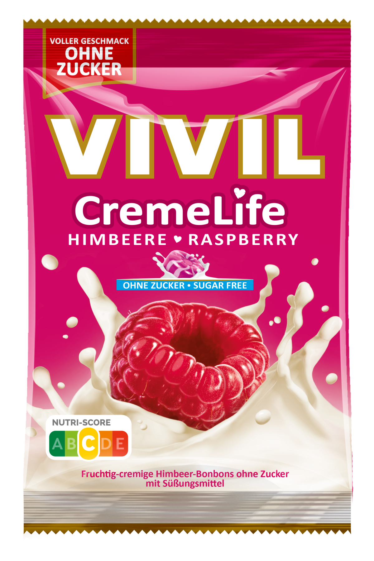 VIVIL Sugar Free Raspberry Candy 110g - hamkok