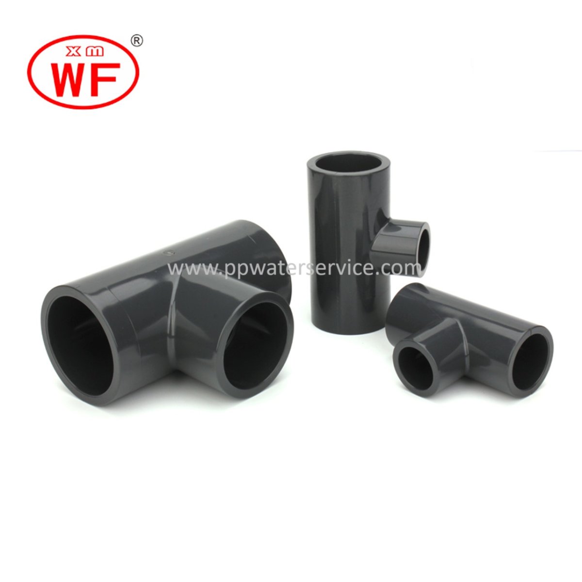 ข้อต่อสามทางลด WF UPVC ANSI Reducing Tee Size 3"*2.1/2" - ppwaterservice