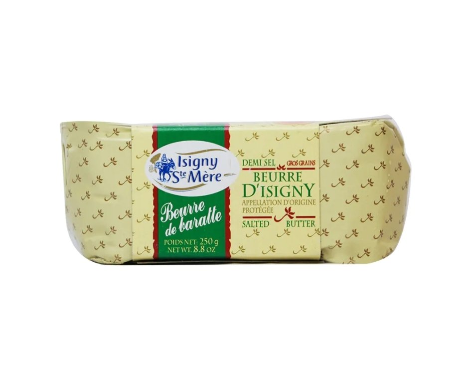 BUTTER AOP SALTED 250 g : ISIGNY - bakeryland