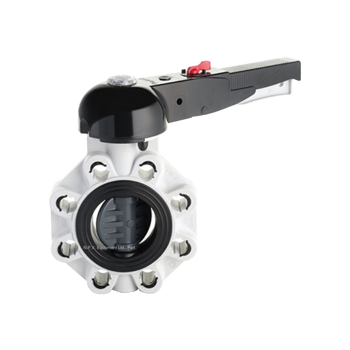 FIP - UPVC SCH80 Lug Type Butterfly Valve Lever Handle