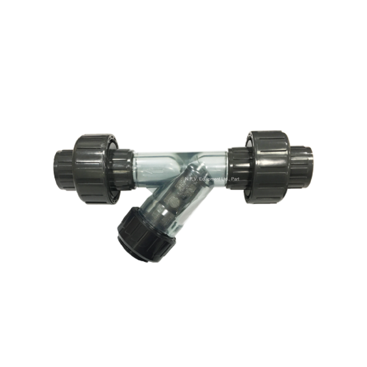 LD - UPVC SCH80 Double Union Y-Strainer 30mesh ASTM