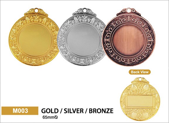 เหรียญรางวัลโลหะ M003 - bangkoktrophy
