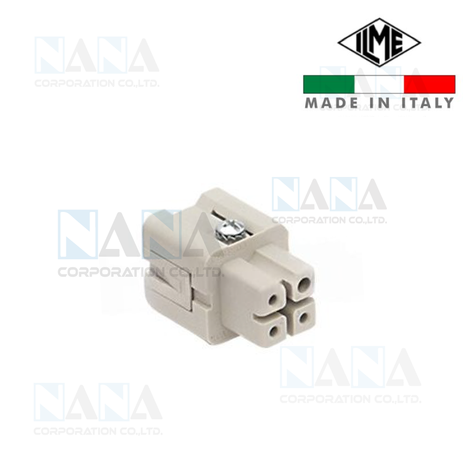 ILME CKSF-03 CKS series standard female insert fits size 21.21"คอนเนคเตอร์เหลี่ยม - nanacorporation