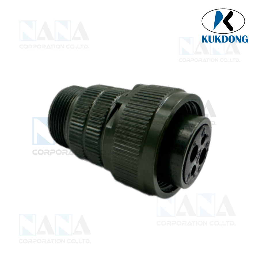 คอนเนคเตอร์กลม KD3106A16-9S, 4pin Plug/Female, KUKDONG Circular ...
