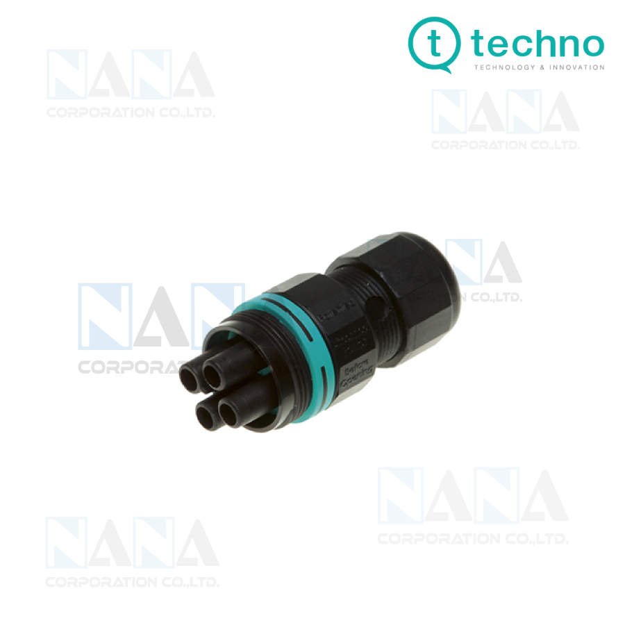 คอนเนคเตอร์ไฟฟ้ากันน้ำ Techno Connector THB.387.B2A TH387 - Techno ...