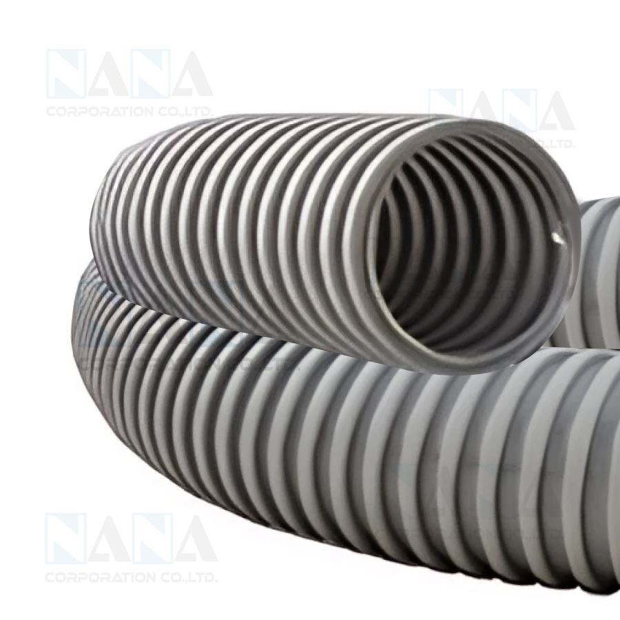 ท่อดูดเกลียวพีวีซีตัวหนอนสีเทา(EURO-FLEX) ท่ออ่อนสีเทา Made In Italy ...
