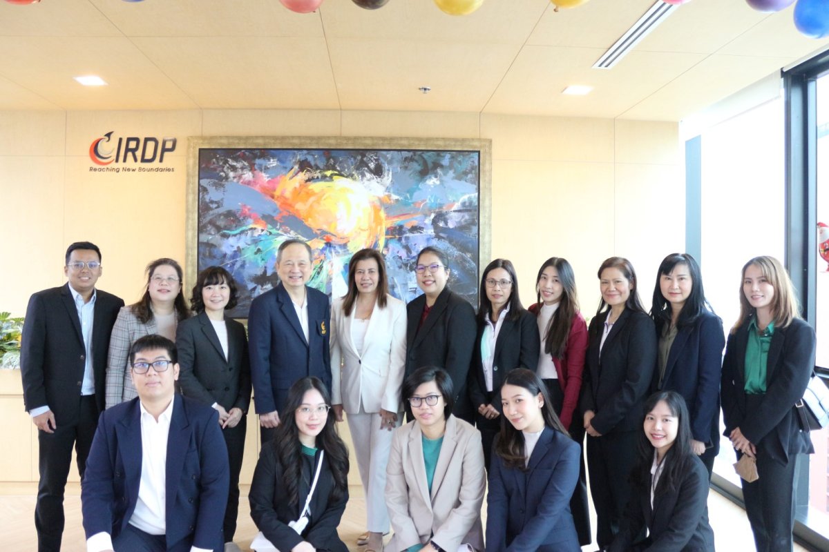 การนิคมอุตสาหกรรมแห่งประเทศไทย (กนอ.) เข้าพบผู้บริหาร IRDP เนื่องในโอกาสวันปีใหม่ - irdp