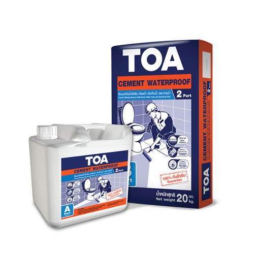 TOA ซีเมนต์กันซึม 2 ส่วนผสม - kyipaint
