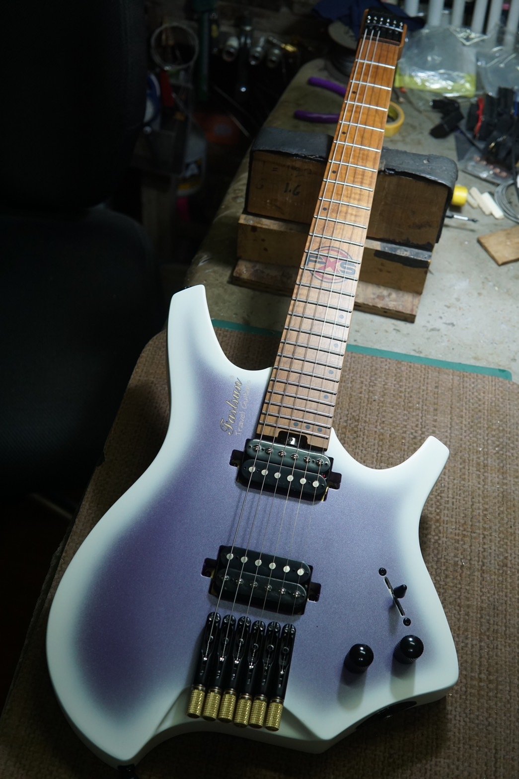 Headless White Burst