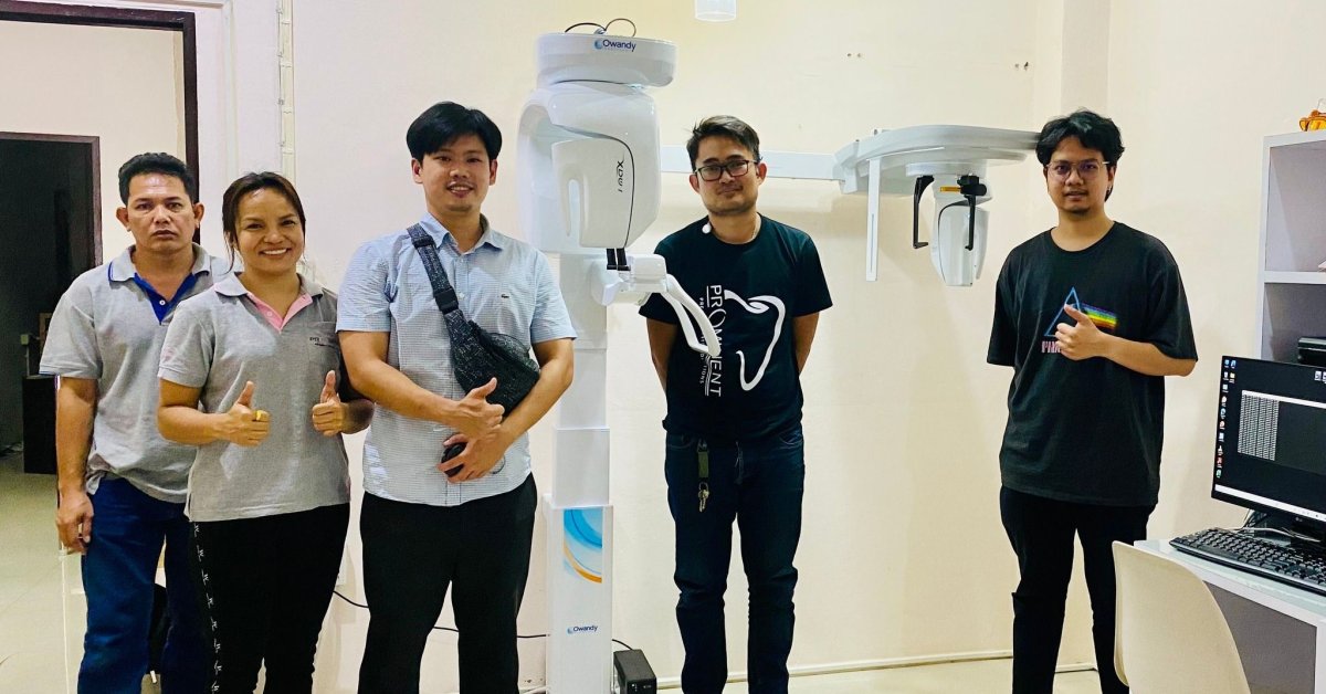 ติดตั้งเครื่องเอ็กซ์เรย์ X-ray 2D Double Sensor ณ Yimwan Dental Clinic ...