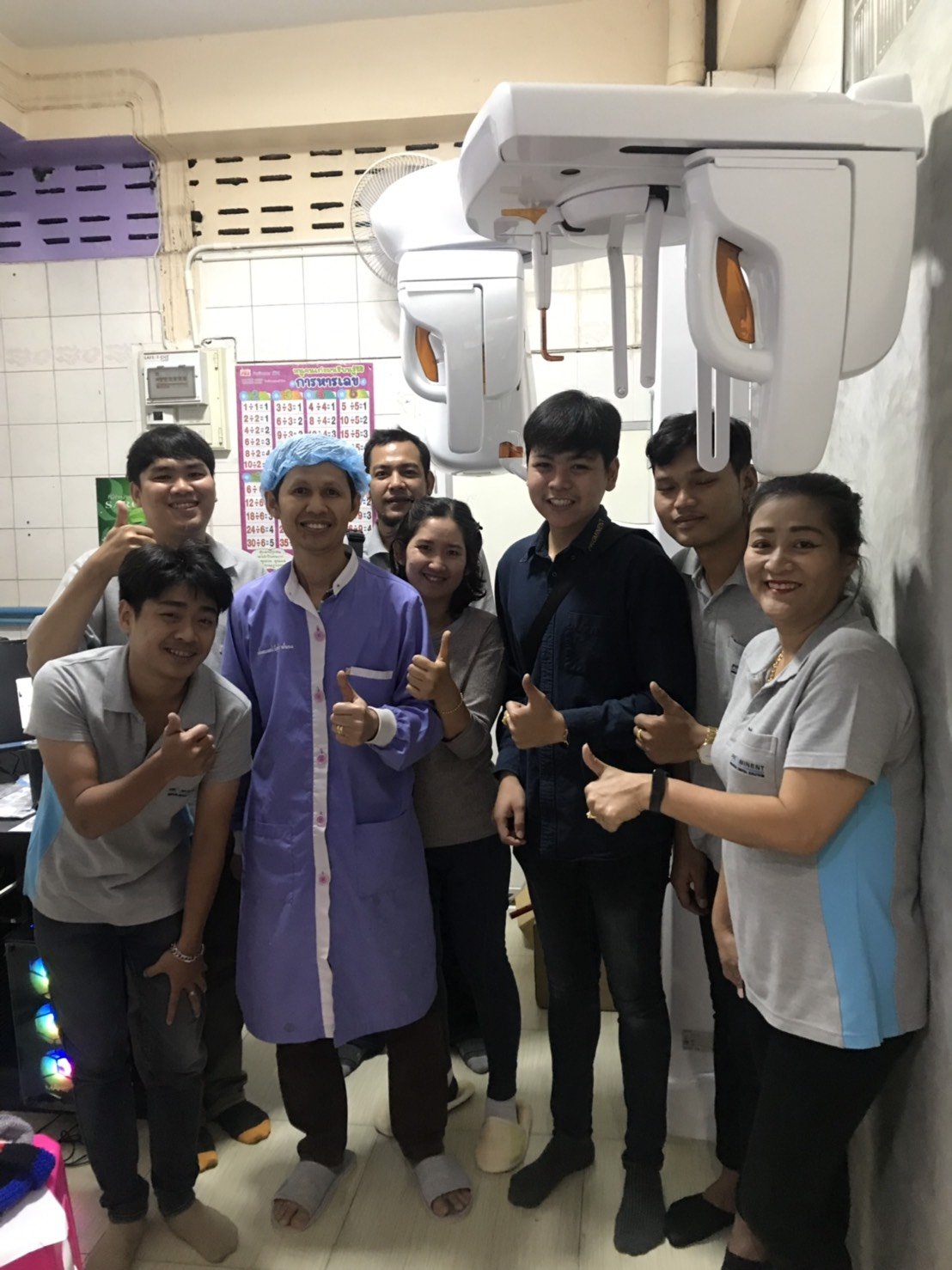 ติดตั้ง เครื่อง IMAX Touch Digital pan with ceph arm, 2 fixed CCD ...