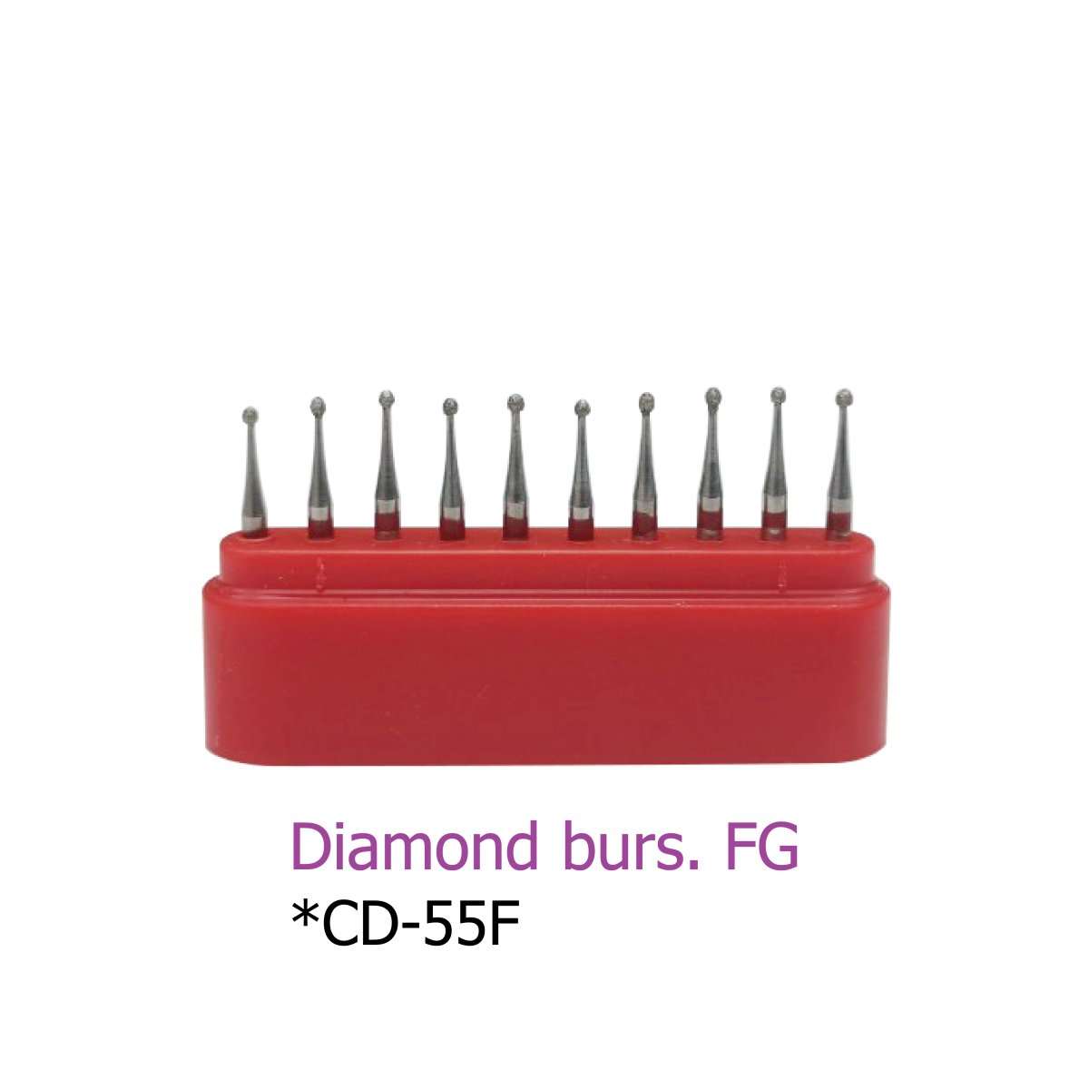 Diamond burs. FG *CD-55F - prominent-dental