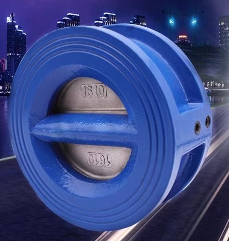 DUO CHECK VALVE BODY CAST IRON DISC SS304 EPDM 10K WAFER TYPESIZE DN50 2"