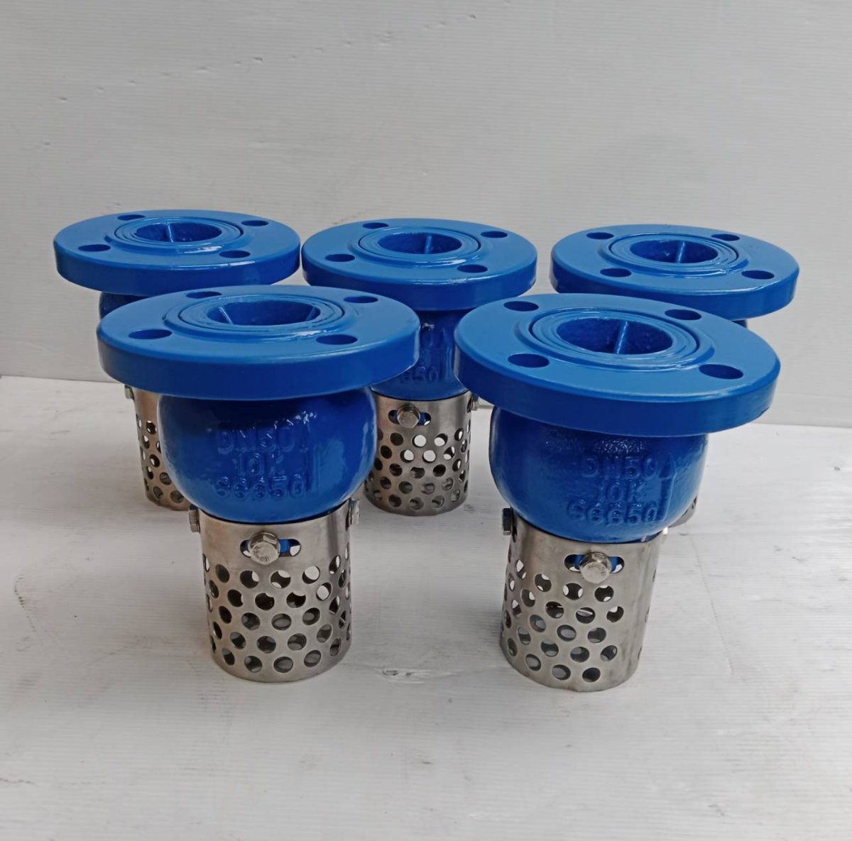 FOOT VALVE CAST IRON JIS 10K SIZE DN80 3"
