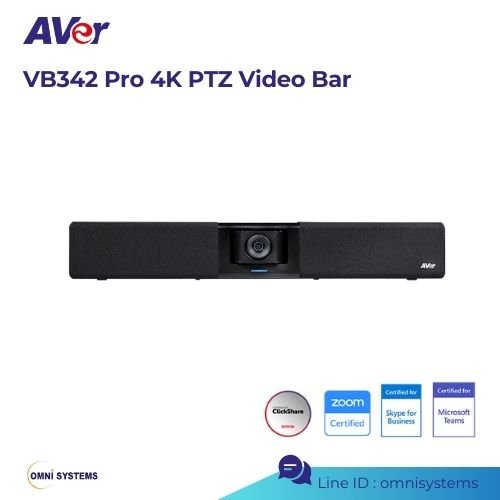 AVER VB342 Pro 4K PTZ Video Bar