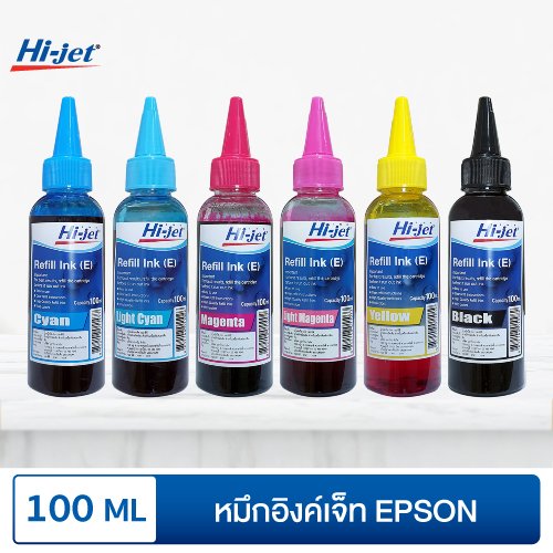 Hi-jet Inkjet Refill Ink for (EPSON) 100 ml – Color Selectable, High ...